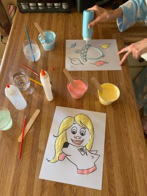 Puffy Painting Process Art to Boost Creativity! ⋆ The Hollydog Blog