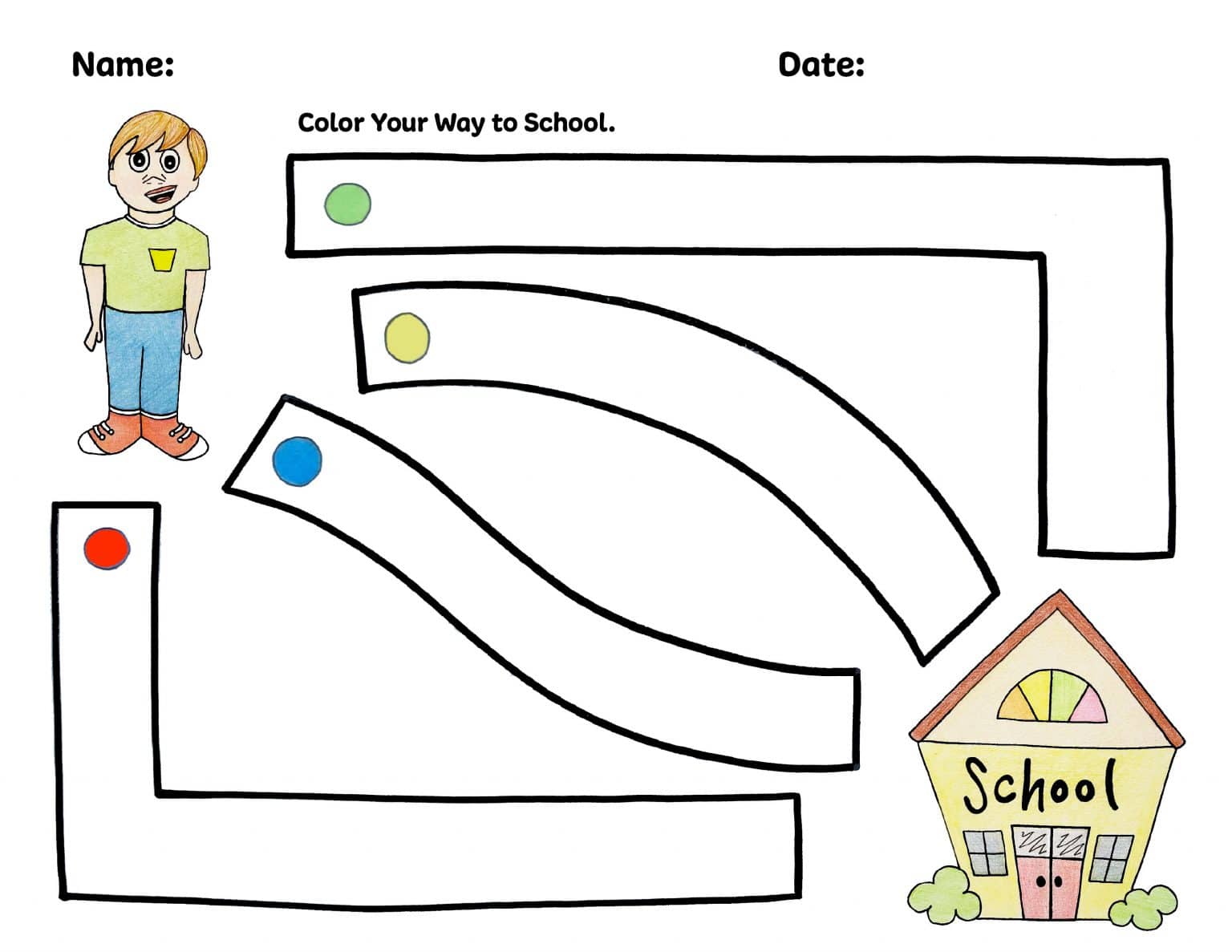All About ME! Preschool Lesson Plan ⋆ The Hollydog Blog