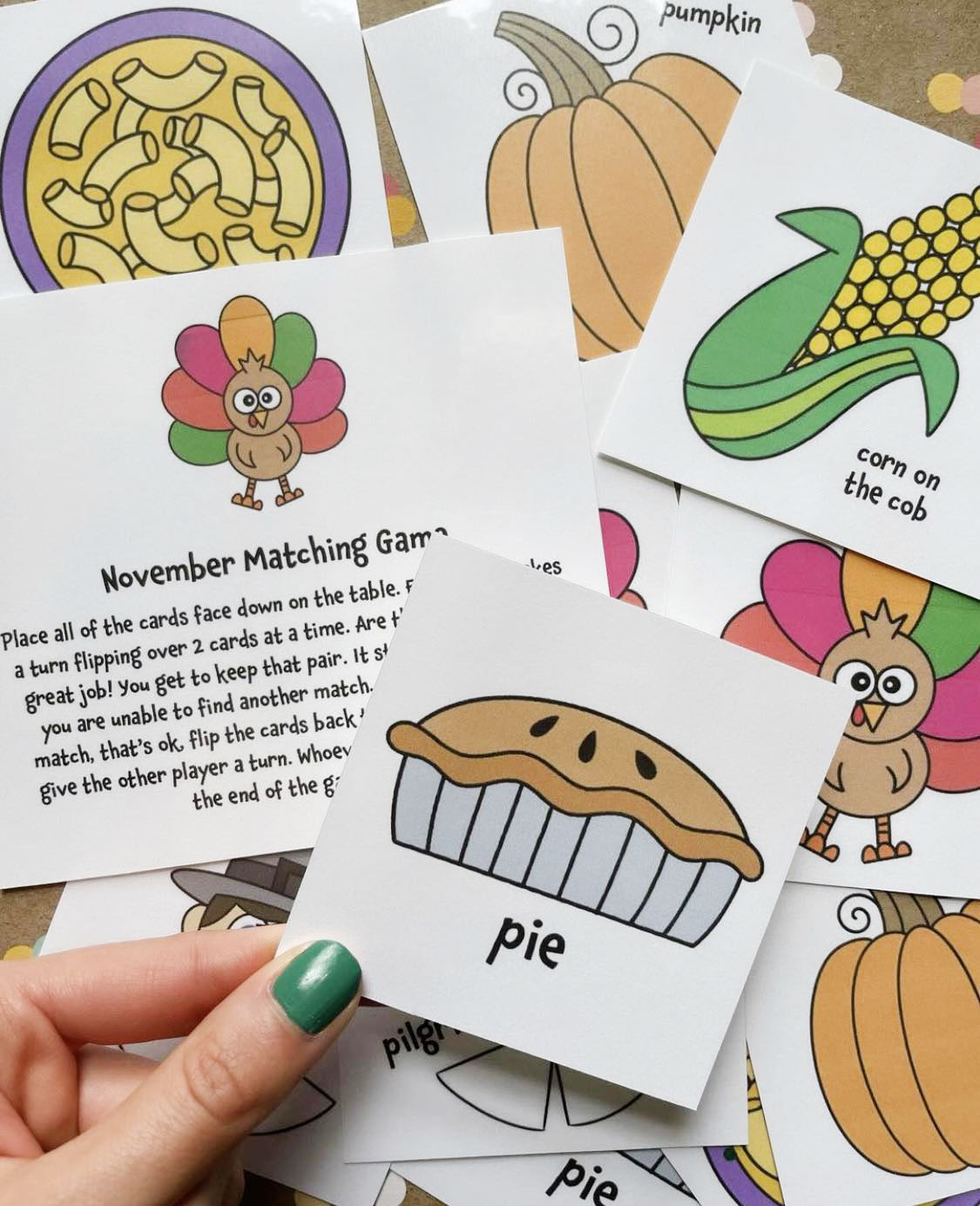 FREE November Worksheets for Preschool! ⋆ The Hollydog Blog