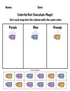 FREE January Worksheets for Preschool ⋆ The Hollydog Blog