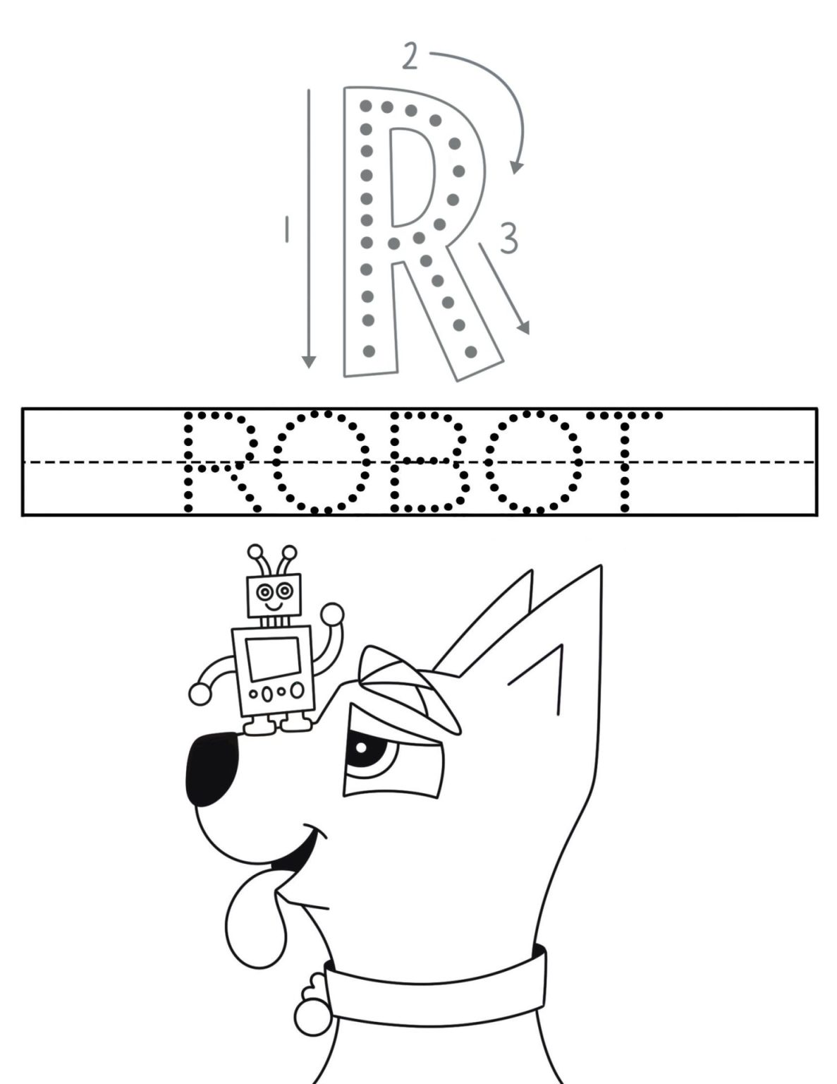 Free Printable Letter R Worksheets for Preschool ⋆ The Hollydog Blog