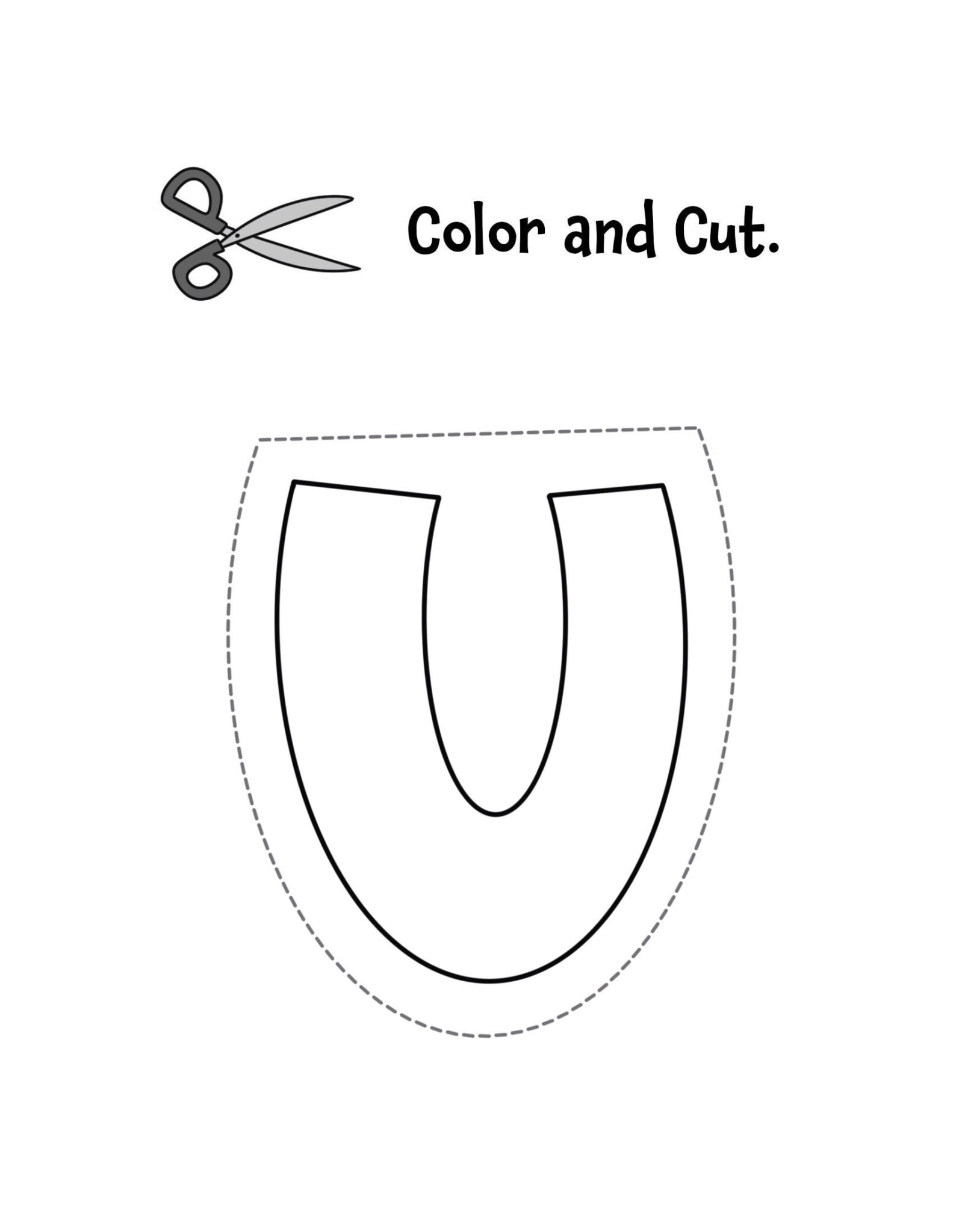 FREE Letter U Worksheets for Preschool ⋆ The Hollydog Blog