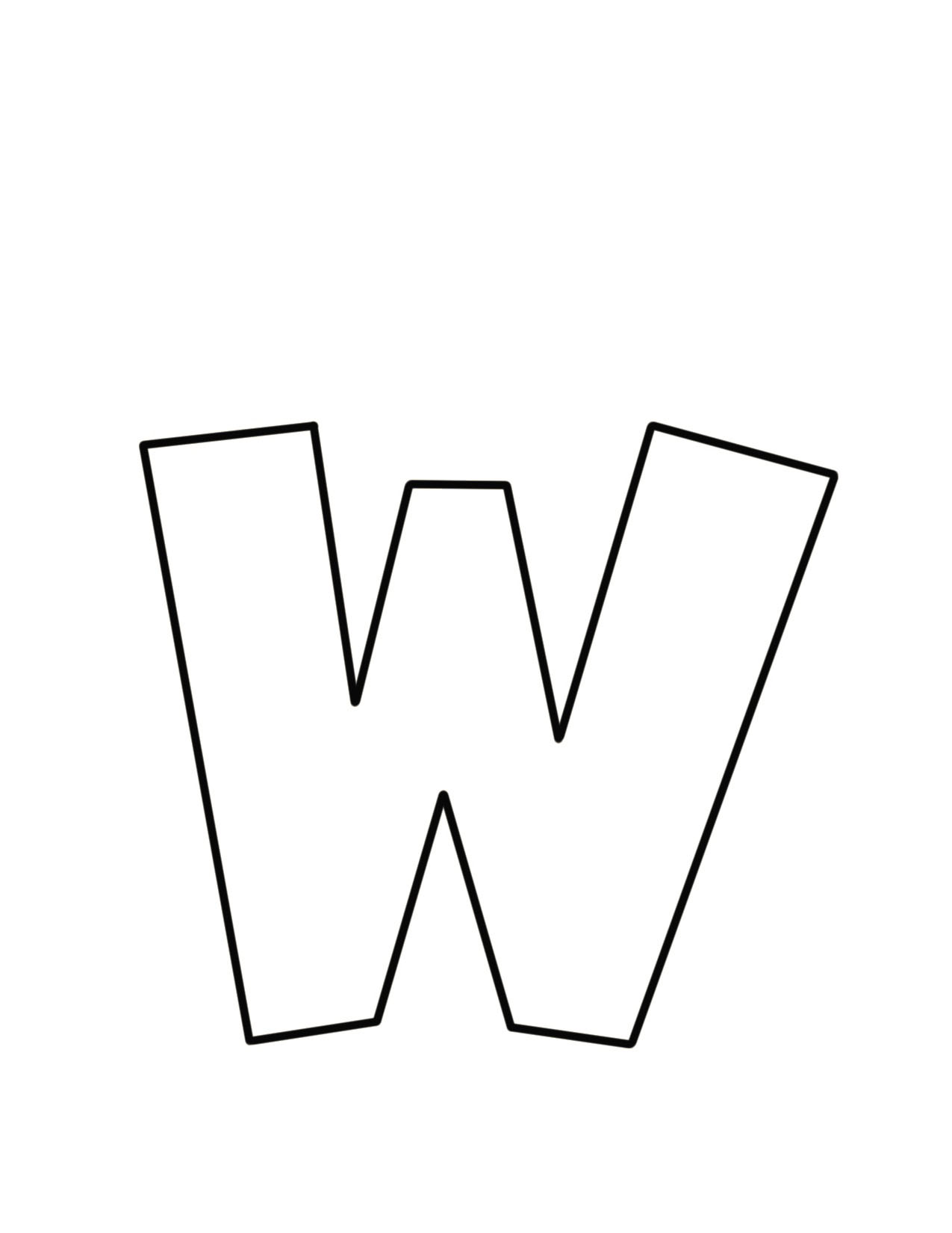 FREE Letter W Worksheets for Preschool ⋆ The Hollydog Blog