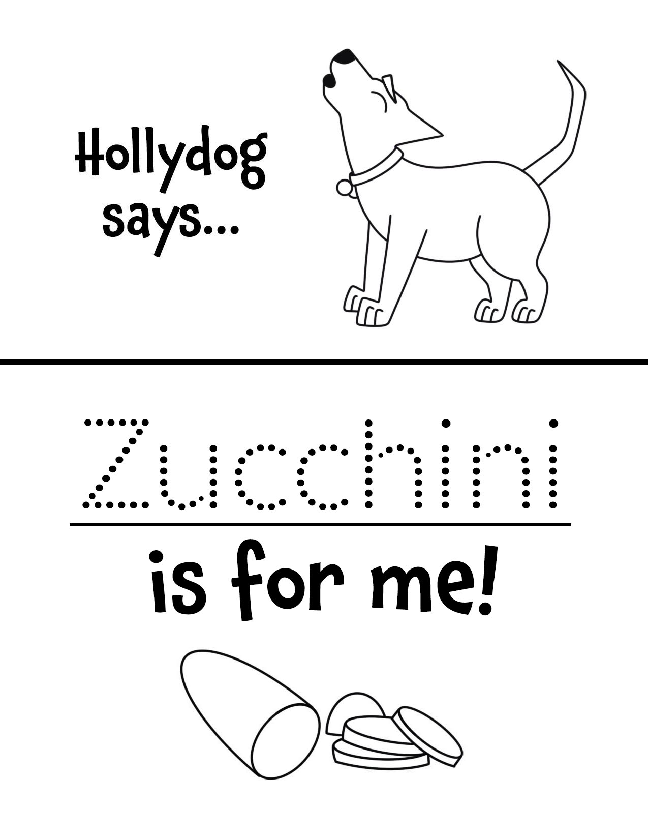 FREE Letter Z Worksheets for Preschool! ⋆ The Hollydog Blog