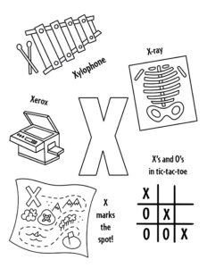 FREE Letter X Worksheets for Preschool ⋆ The Hollydog Blog
