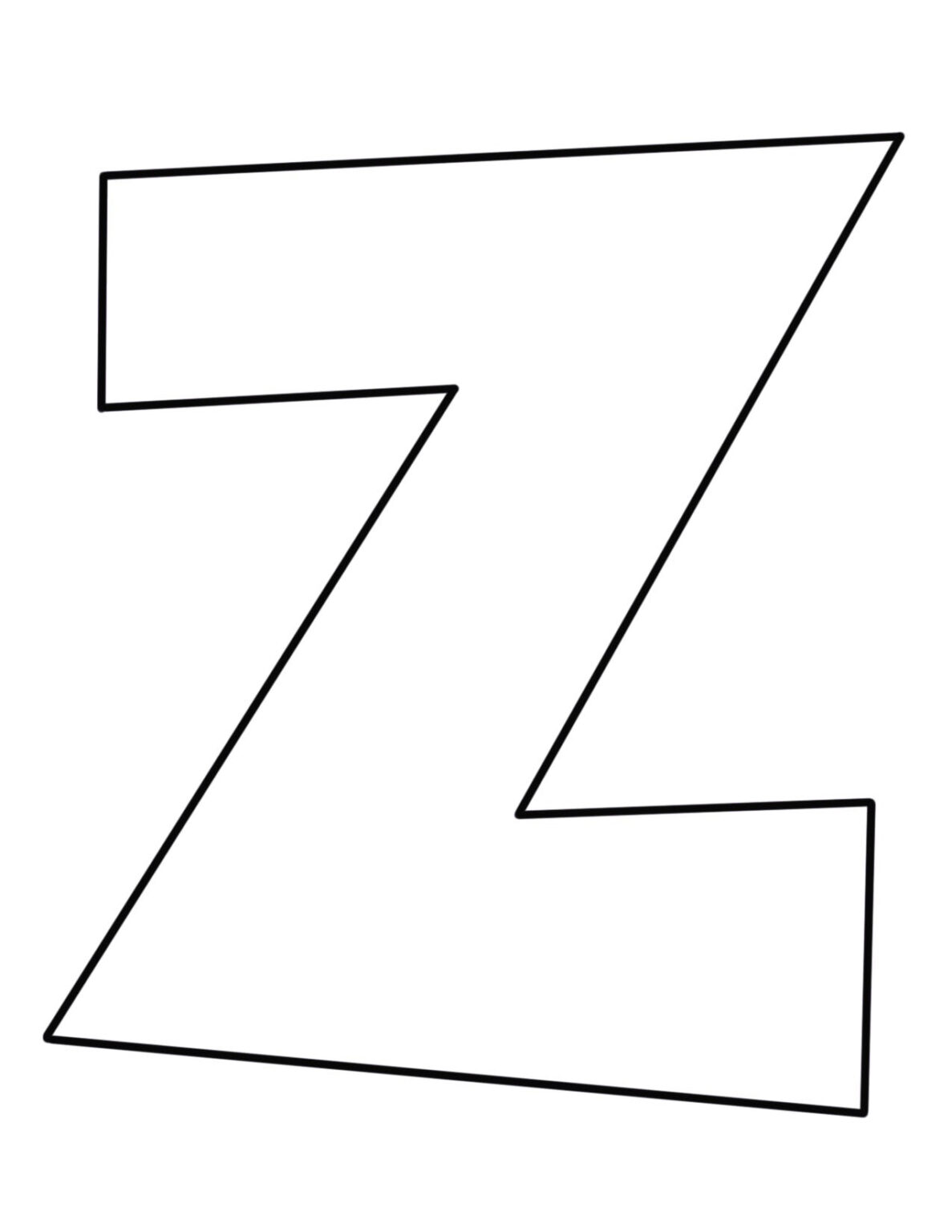FREE Letter Z Worksheets for Preschool! ⋆ The Hollydog Blog