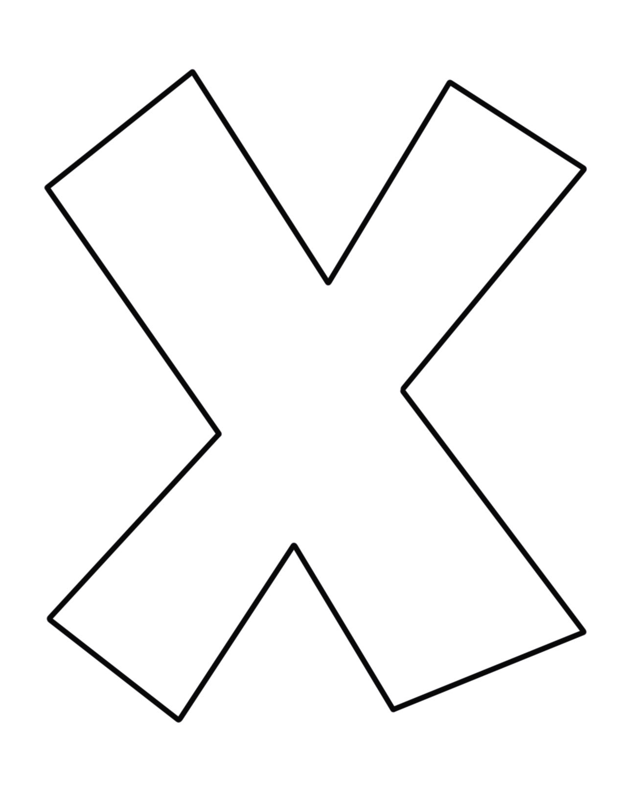 FREE Letter X Worksheets for Preschool ⋆ The Hollydog Blog