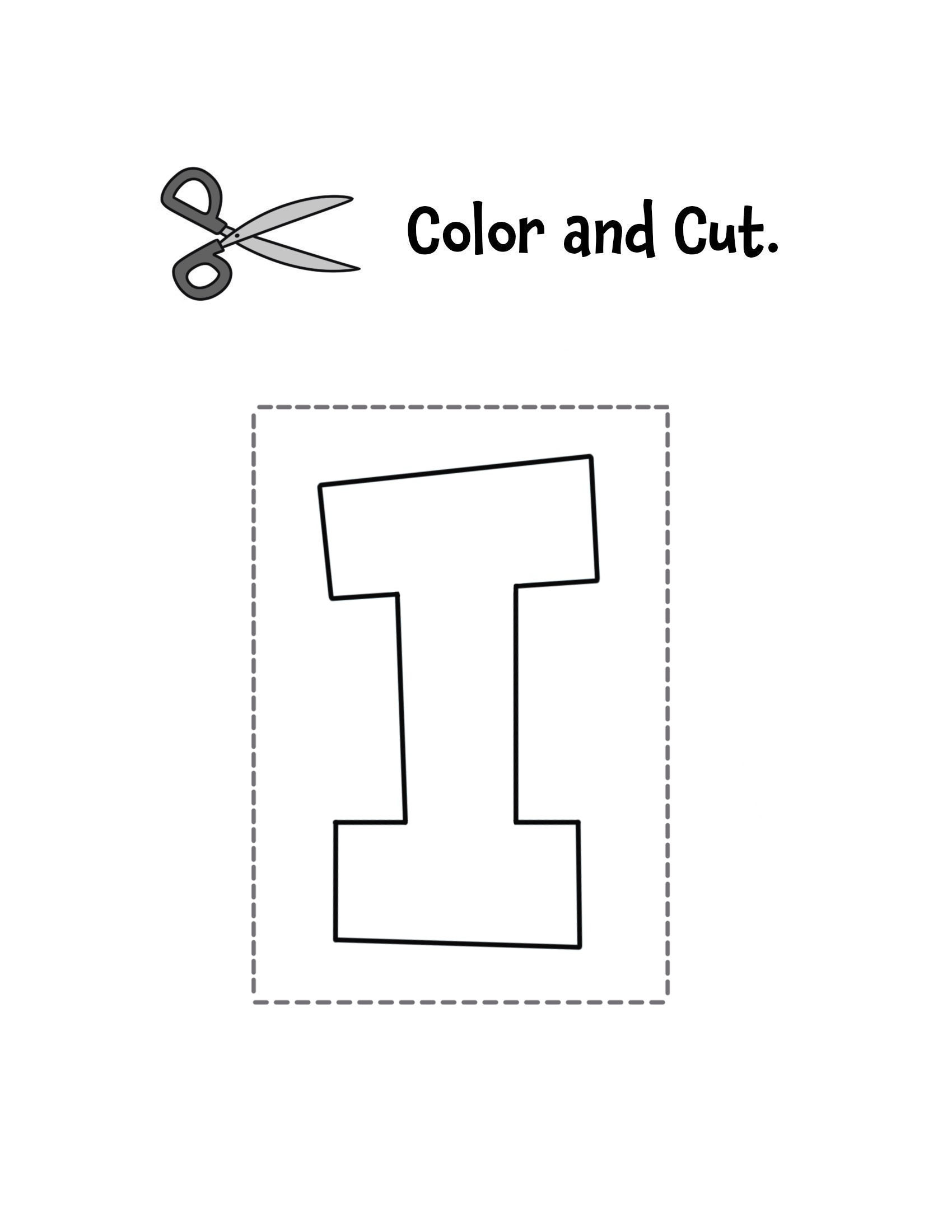 Free Letter I Worksheets for Preschool! ⋆ The Hollydog Blog