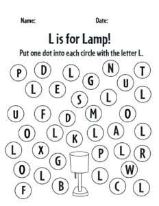 Free Letter L Worksheets for Preschool ⋆ The Hollydog Blog
