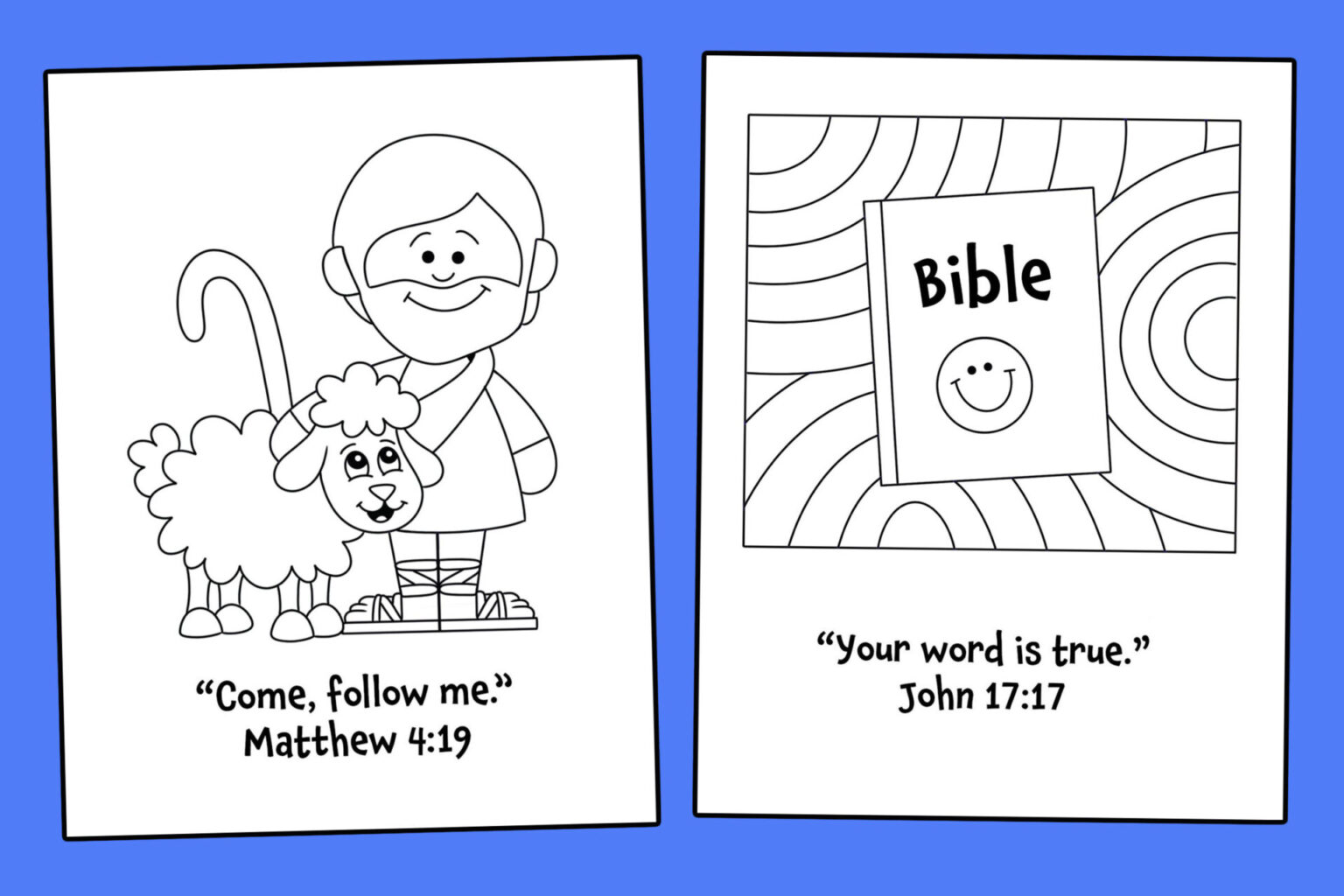 Bible Printables for Preschool ⋆ The Hollydog Blog