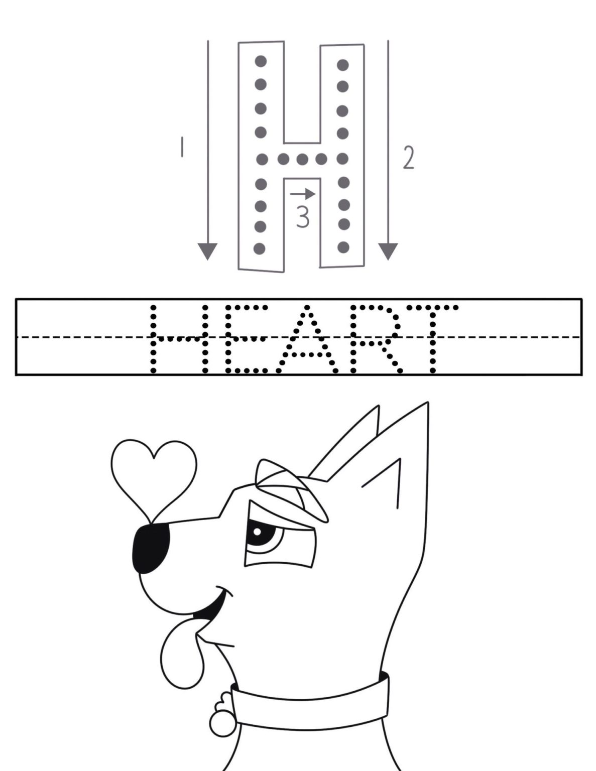 FREE Letter H Worksheets for Preschool ⋆ The Hollydog Blog