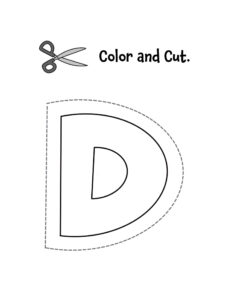 FREE Letter D Worksheets for Preschool! ⋆ The Hollydog Blog