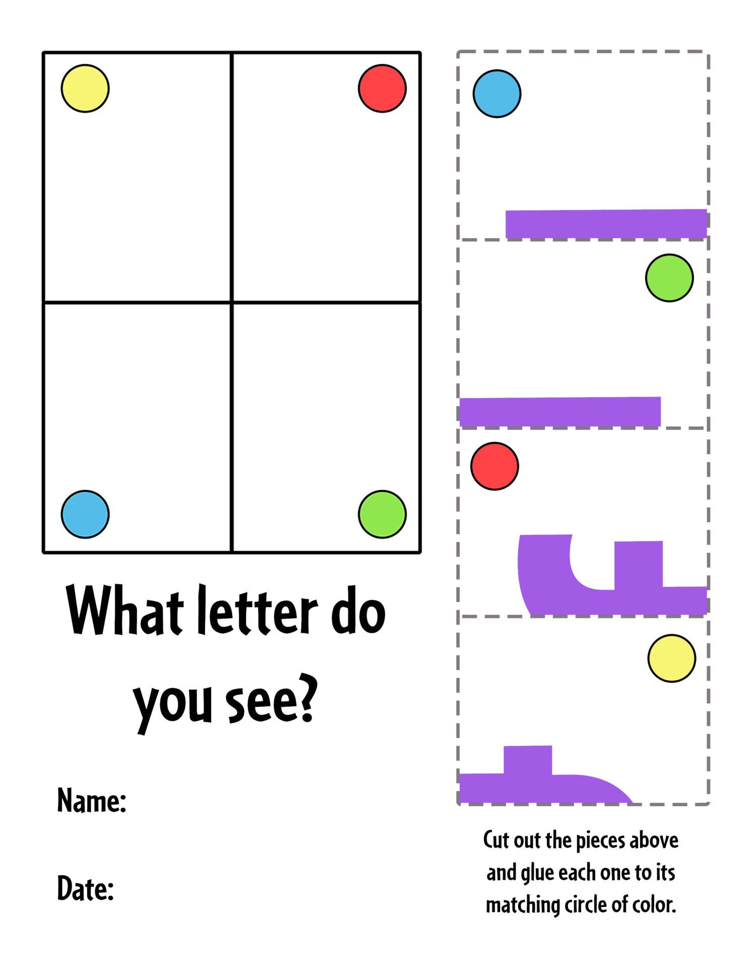 FREE Letter F Worksheets for Preschool! ⋆ The Hollydog Blog