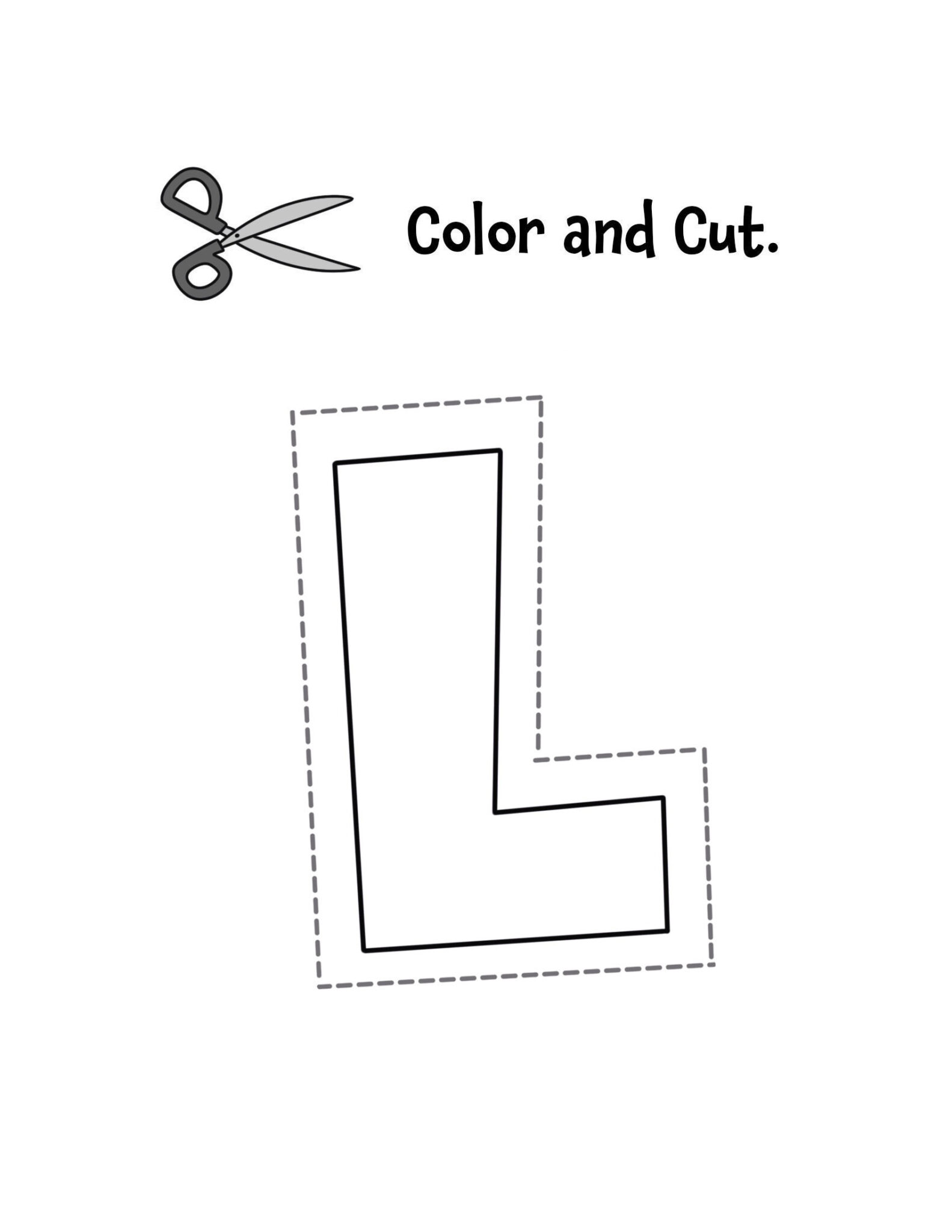 Free Letter L Worksheets for Preschool ⋆ The Hollydog Blog
