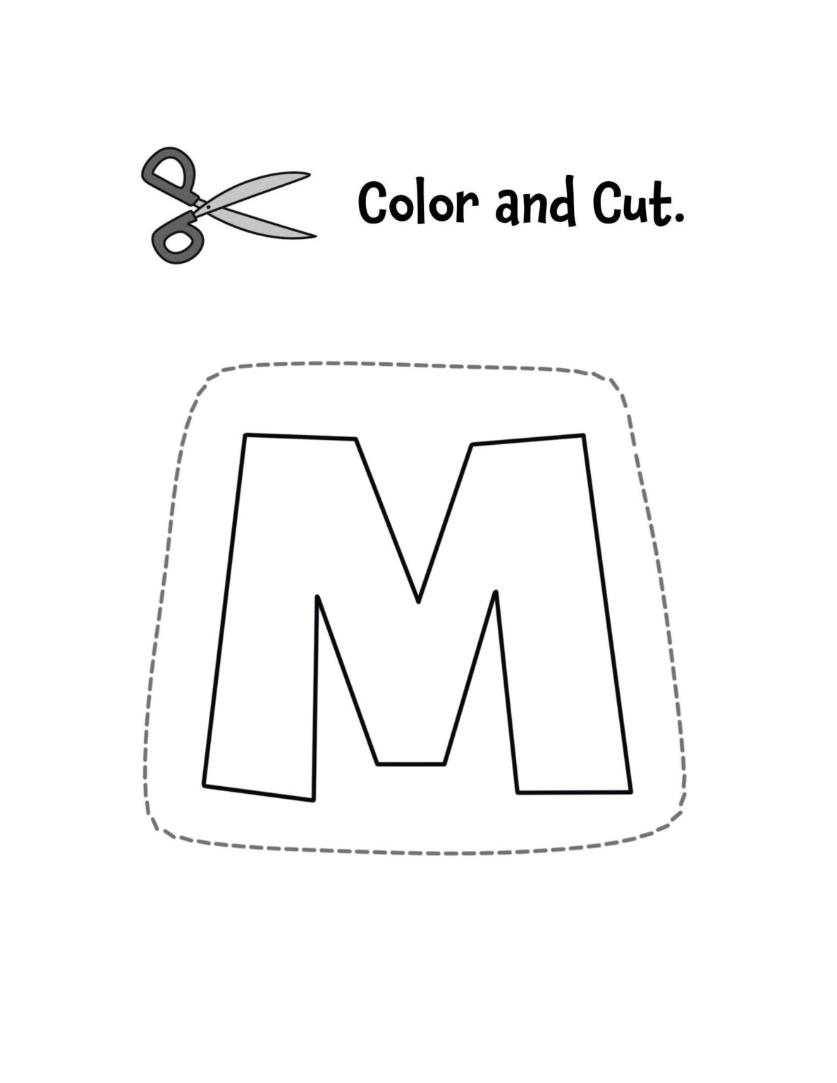 FREE Letter M Worksheets for Preschool ⋆ The Hollydog Blog