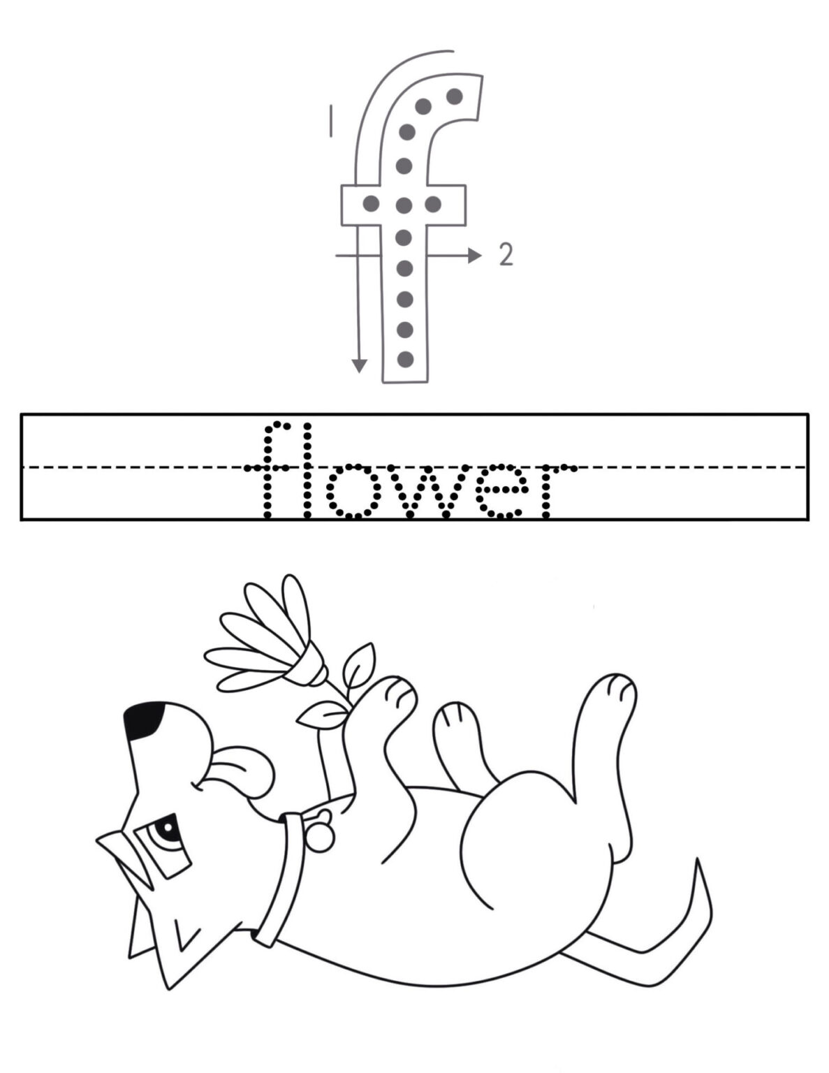 FREE Letter F Worksheets for Preschool! ⋆ The Hollydog Blog