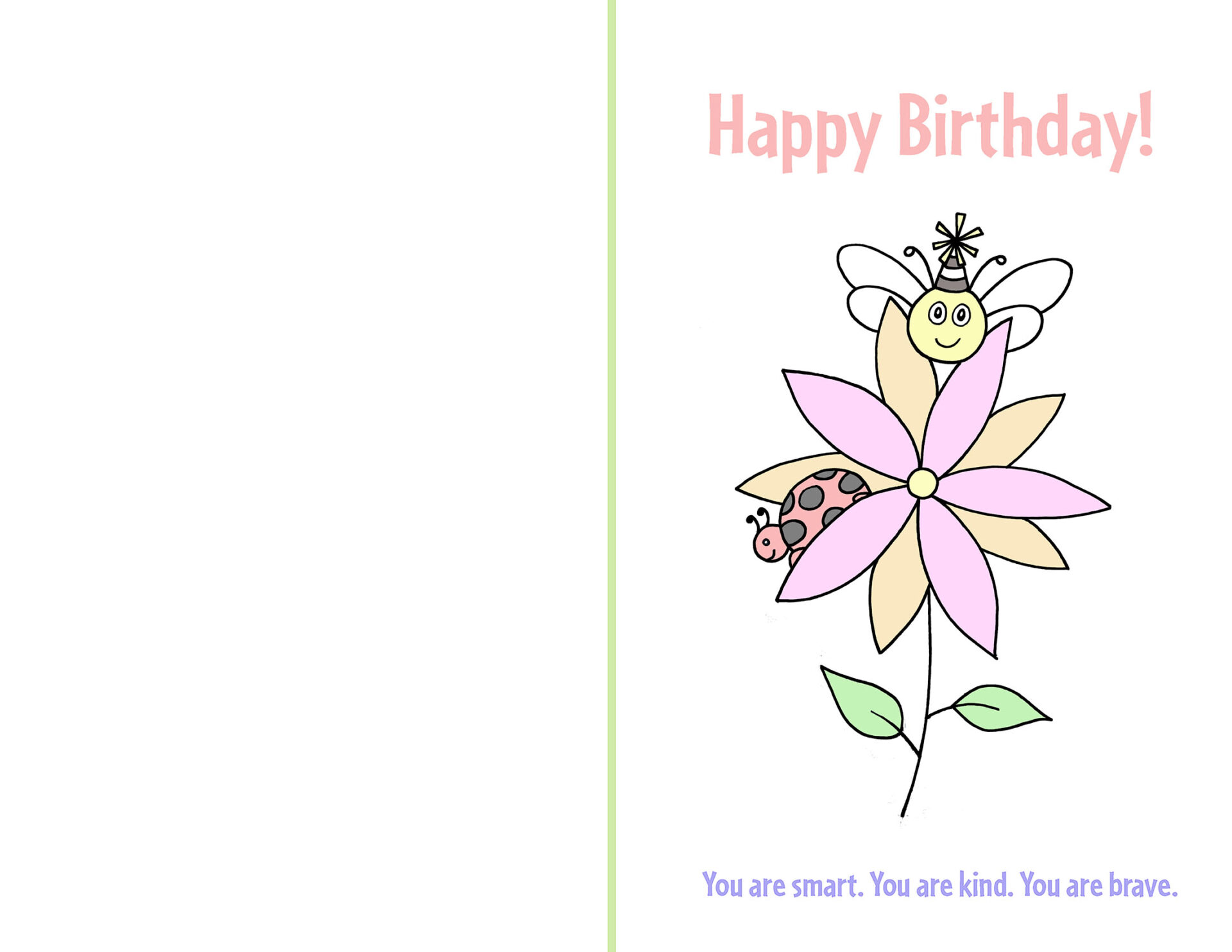 Free Printable Birthday Cards for Preschool! ⋆ The Hollydog Blog