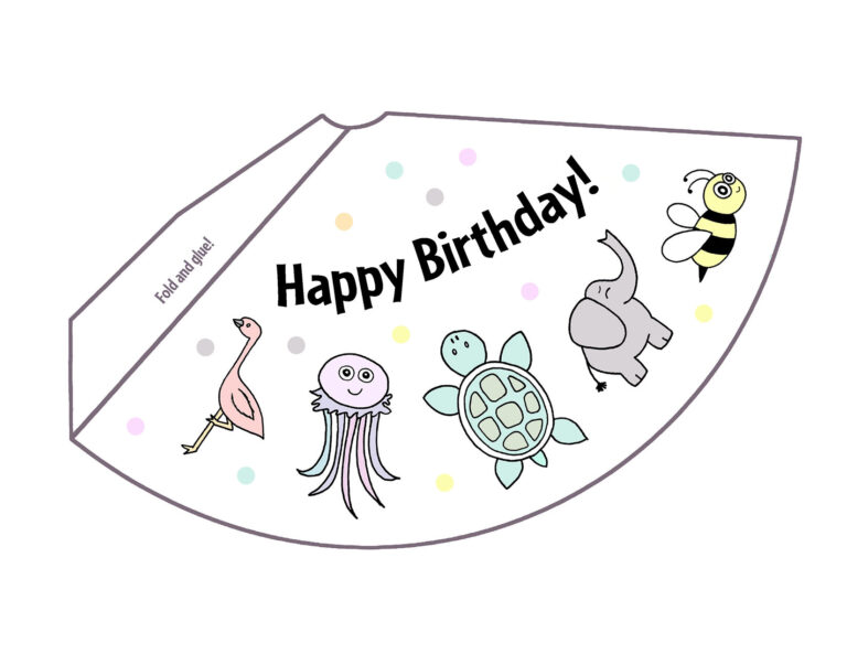 FREE Printable Birthday Hats for Preschool! ⋆ The Hollydog Blog