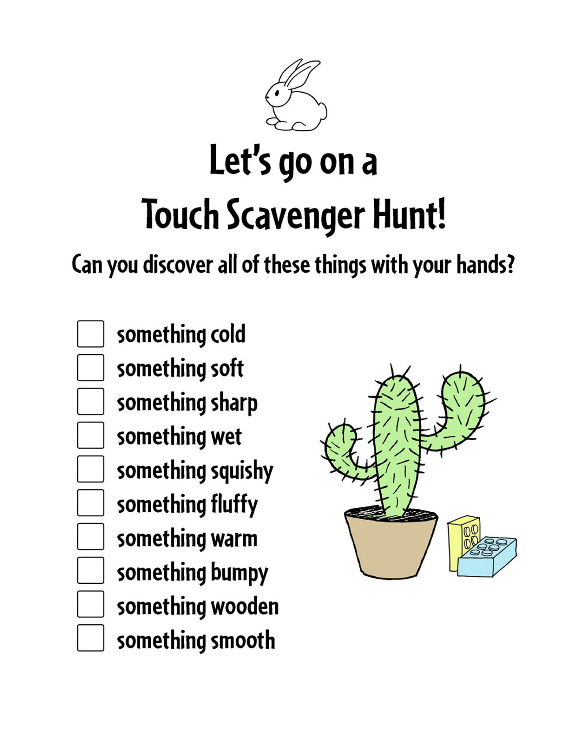 Sense of Touch Worksheets for Preschool ⋆ The Hollydog Blog
