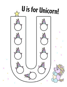 Free Unicorn Worksheets for Preschool (Plus Unicorn Head Templates!) ⋆ ...