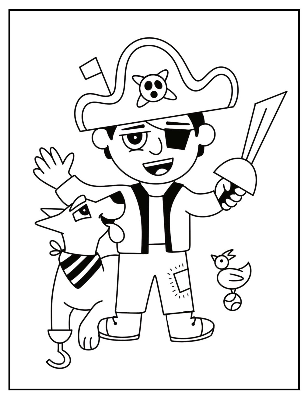 Free Pirate Worksheets for Preschool (Fun Pre-K Pirate Printables for ...