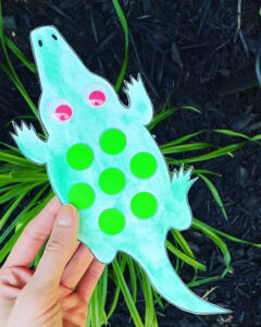 Alligator Craft for Preschool! (with free template!) ⋆ The Hollydog Blog