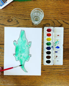 Alligator Craft for Preschool! (with free template!) ⋆ The Hollydog Blog