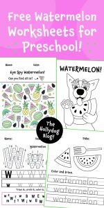 Free Watermelon Worksheets for Preschool (Fun Summer Printables for Pre ...