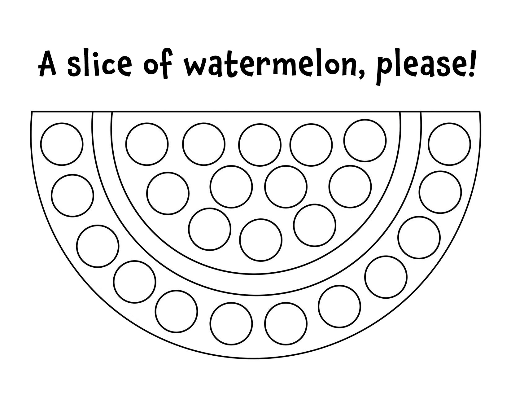 Free Watermelon Worksheets for Preschool (Fun Summer Printables for Pre ...