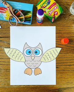Owl Craft for Kids! (with free cutouts) ⋆ The Hollydog Blog