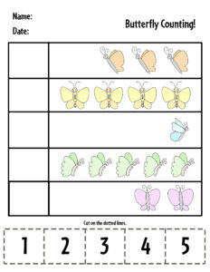 FREE Butterfly Worksheets! ⋆ The Hollydog Blog