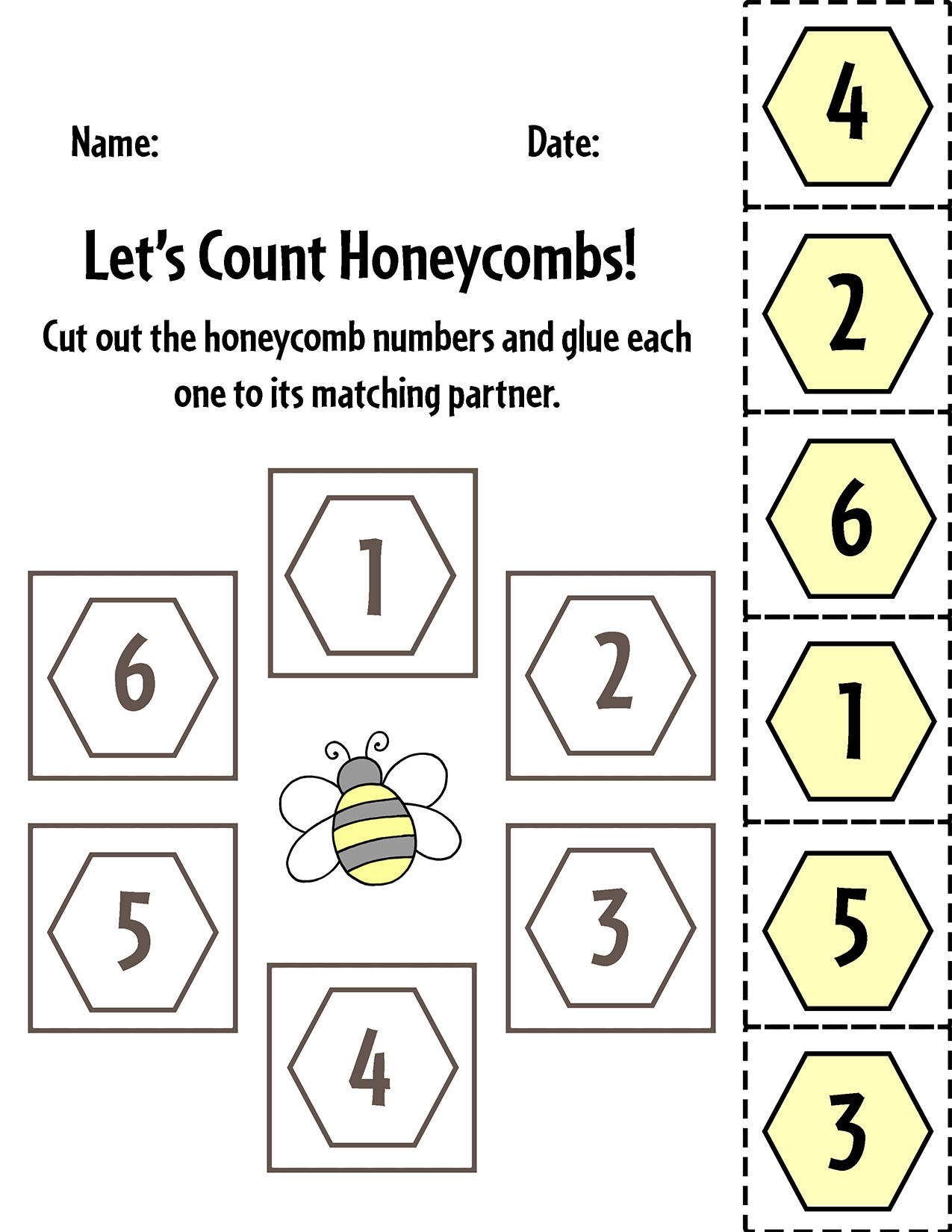 FREE Printable Bee Worksheets! ⋆ The Hollydog Blog