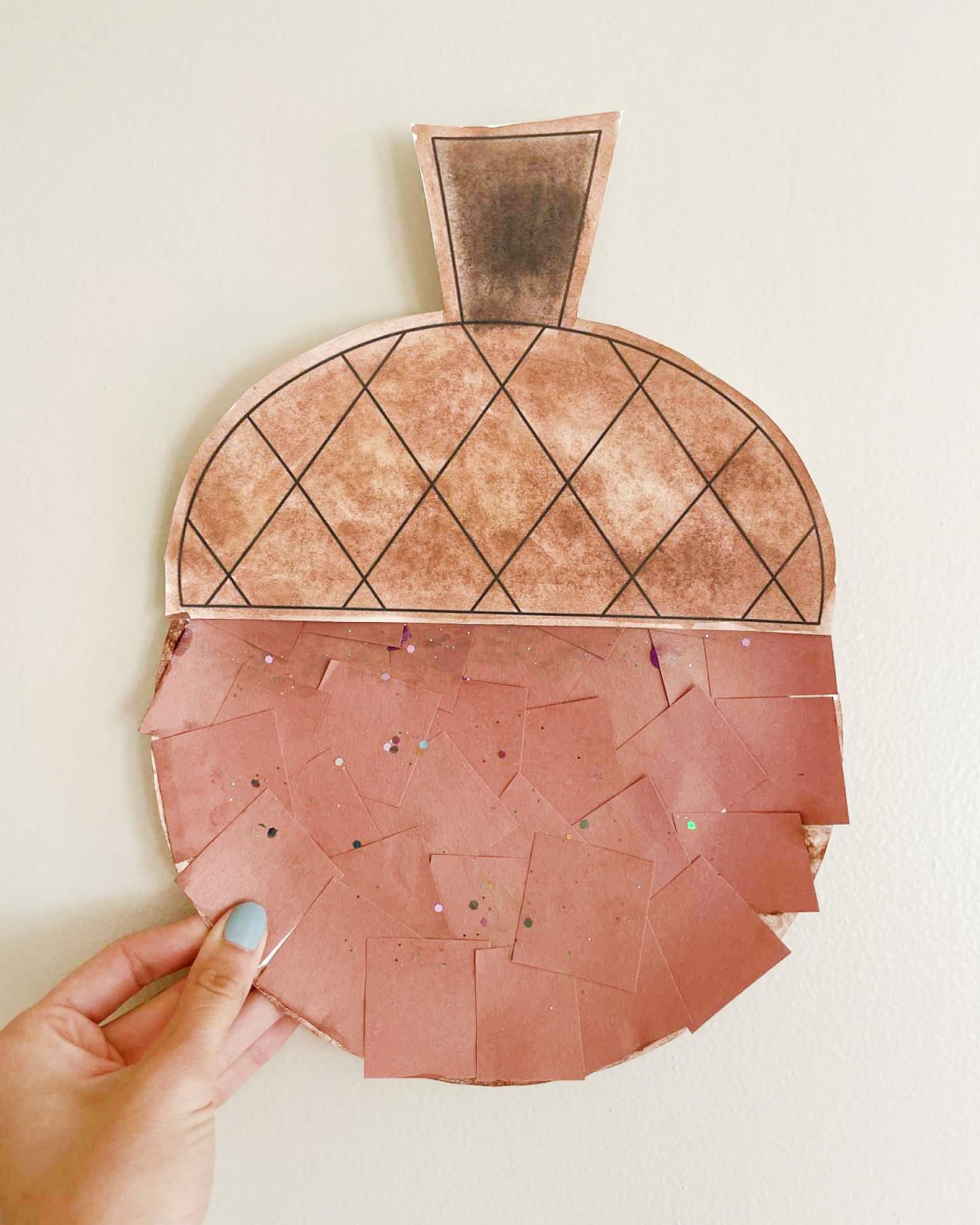 Acorn Craft for Preschool! (with free cutout) ⋆ The Hollydog Blog