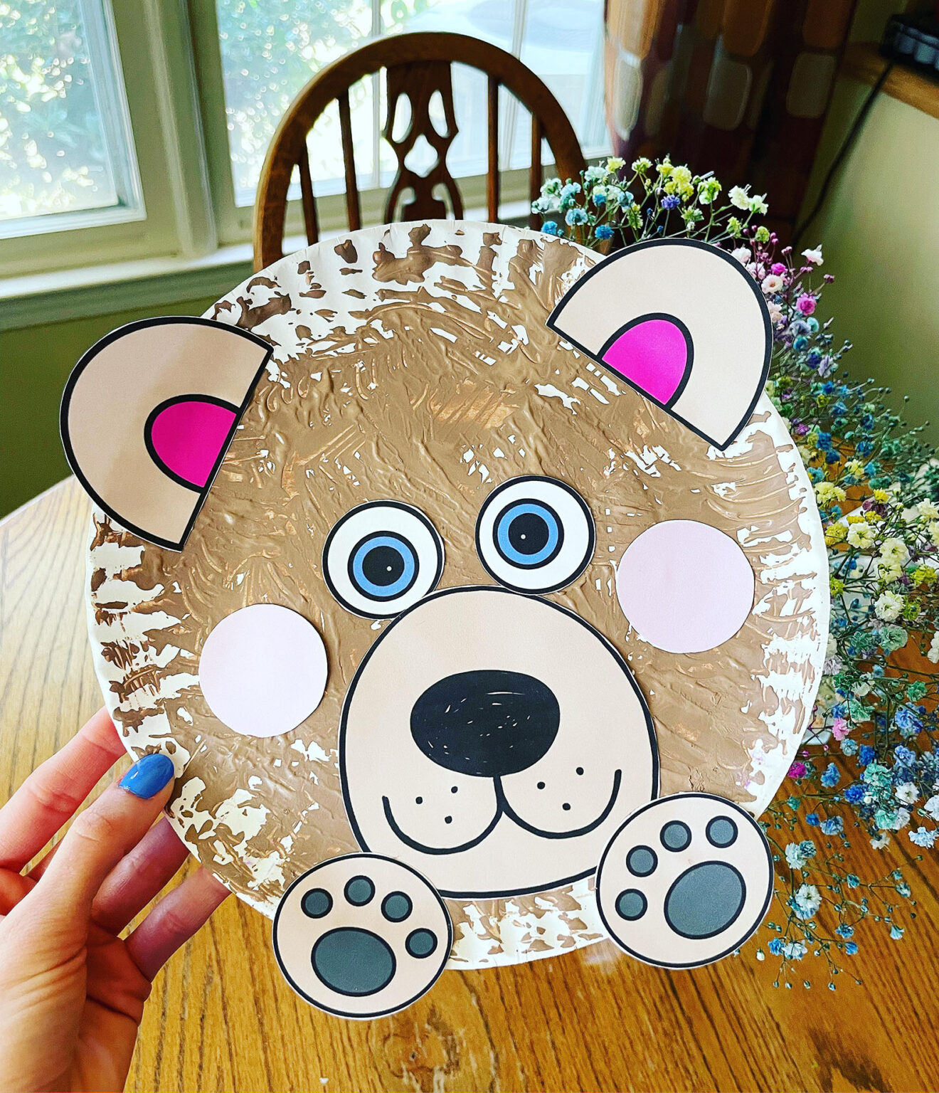 Cute Bear Craft for Kids! (with free cutouts) ⋆ The Hollydog Blog