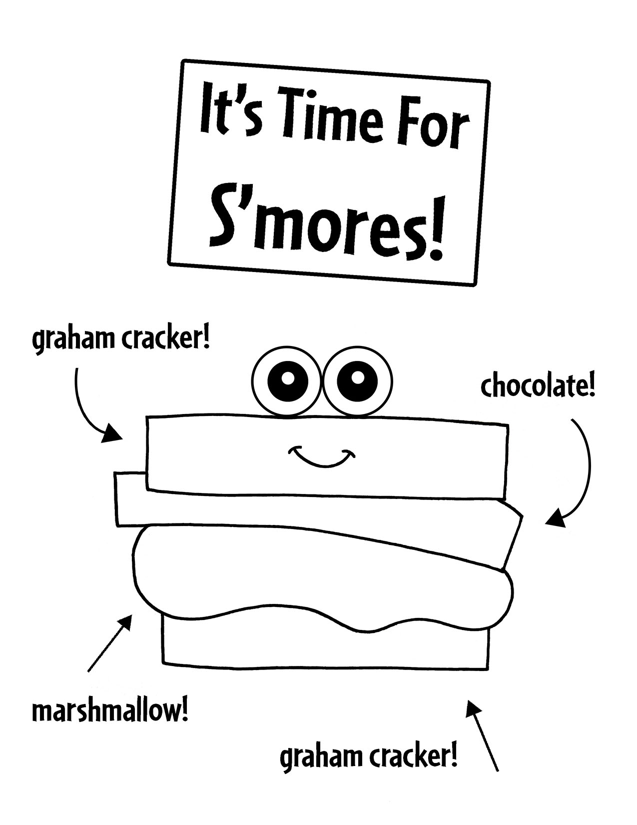 Free Preschool Camping Theme Worksheets! ⋆ The Hollydog Blog