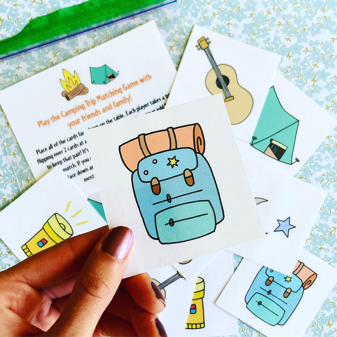 Free Preschool Camping Theme Worksheets! ⋆ The Hollydog Blog