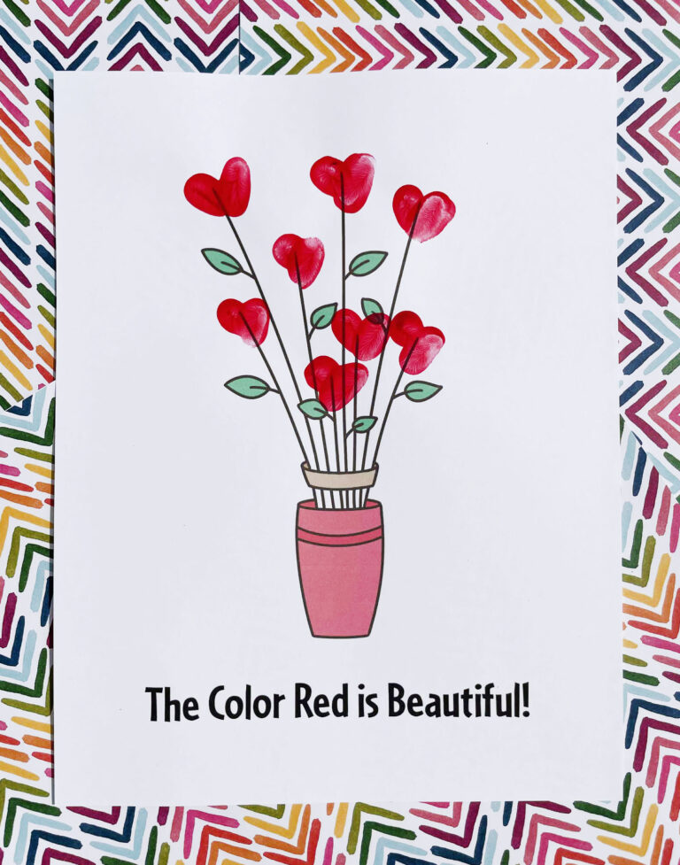 Red Color Activities and Worksheets for Preschool! ⋆ The Hollydog Blog