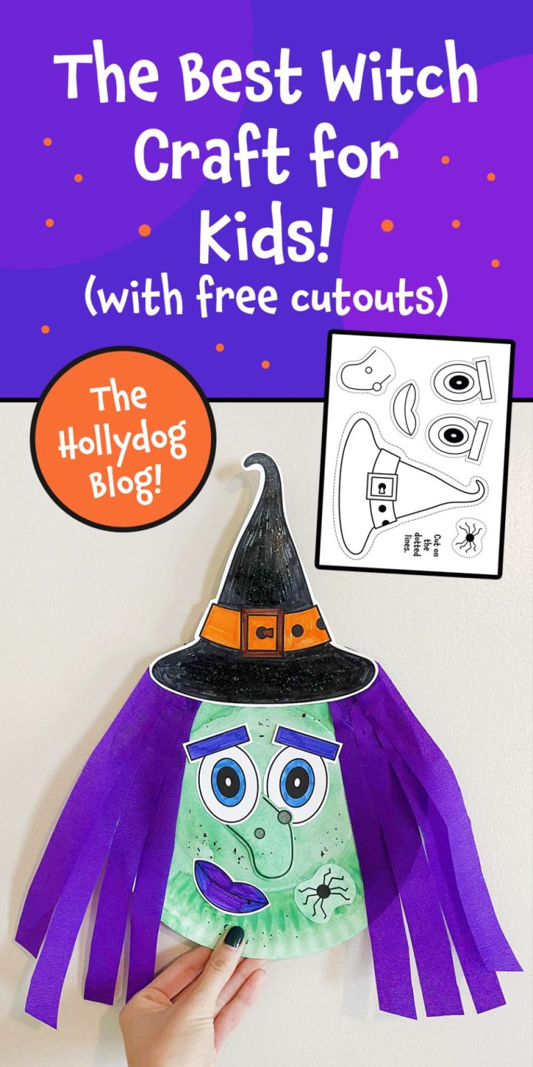 Witch Craft for Kids! (with free cutouts!) ⋆ The Hollydog Blog
