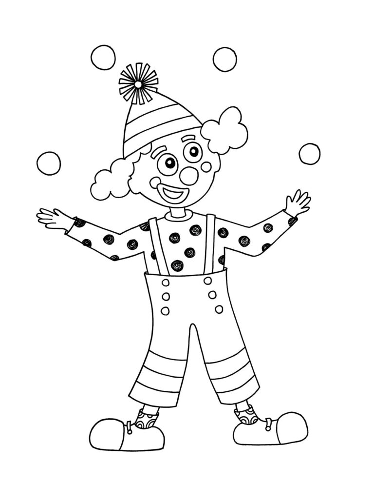 Free Carnival Coloring Pages! ⋆ The Hollydog Blog