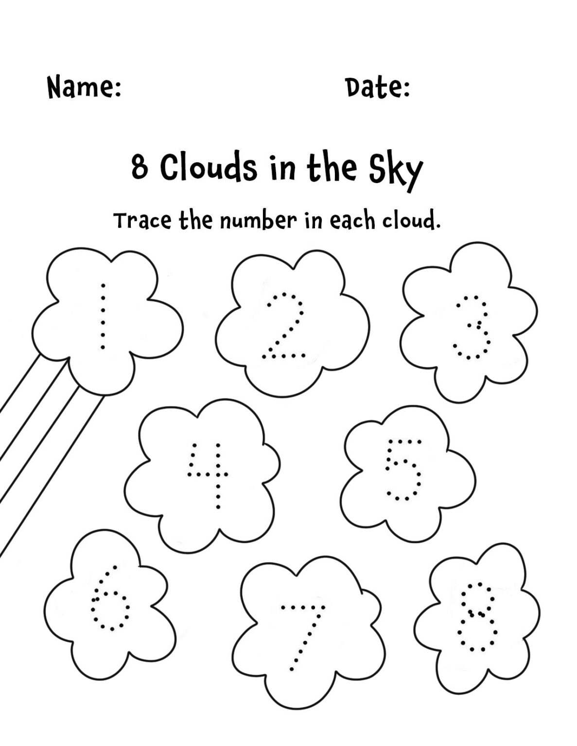 Free Rainbow Preschool Theme Worksheets & Activities! ⋆ The Hollydog Blog