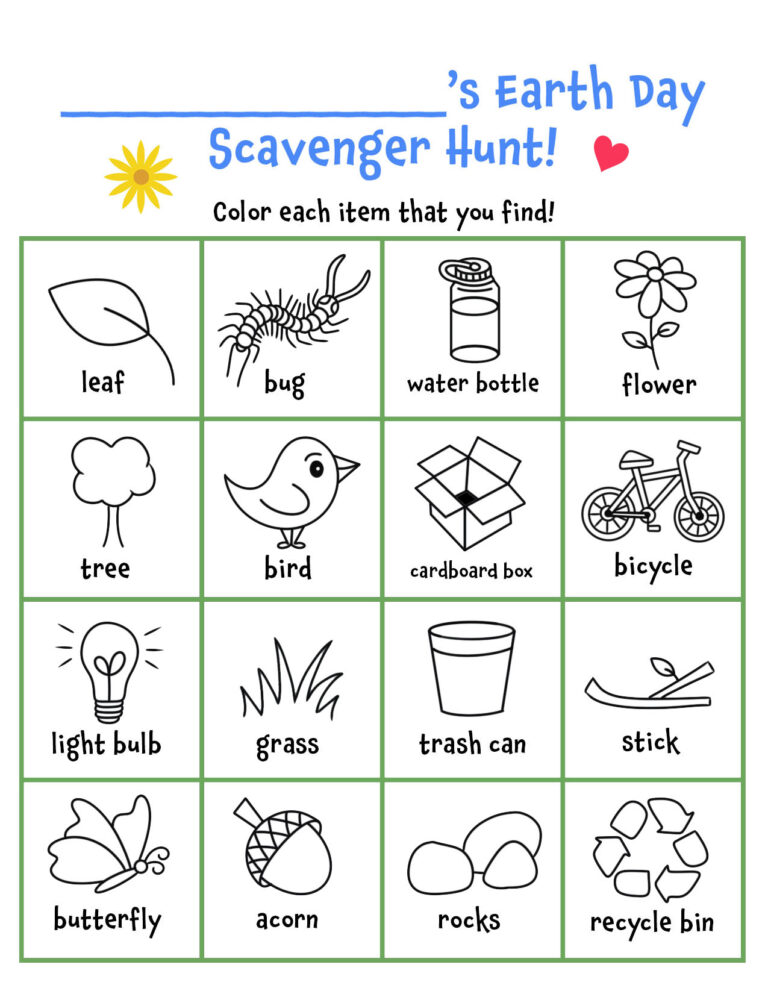 Free Printable Earth Day Books for Preschoolers (Simple & Fun!) ⋆ The ...