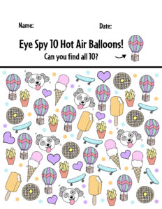 Free Preschool I Spy Printables! (I Spy Worksheets!) ⋆ The Hollydog Blog