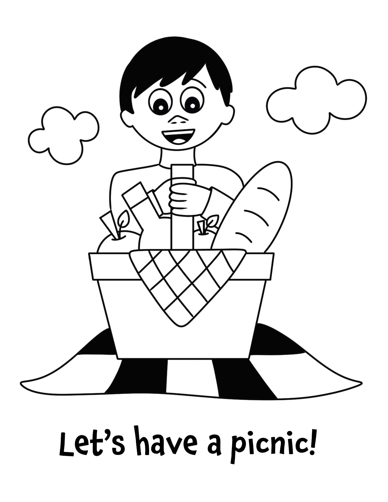 Free Picnic Theme Printables for Preschool! ⋆ The Hollydog Blog