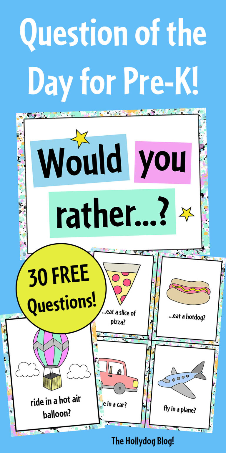 Question of the Day for Pre-K! ⋆ The Hollydog Blog