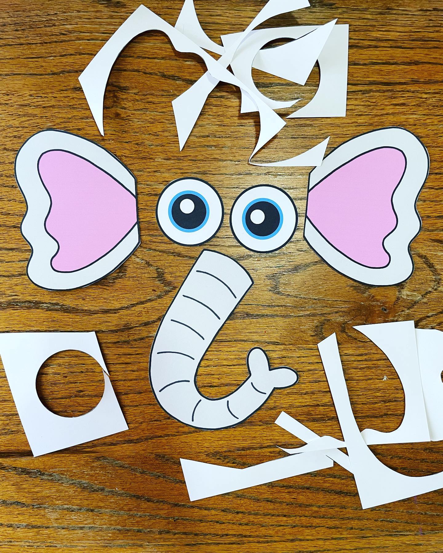 Paper Plate Elephant Craft for Preschool (with free cutouts!) ⋆ The ...