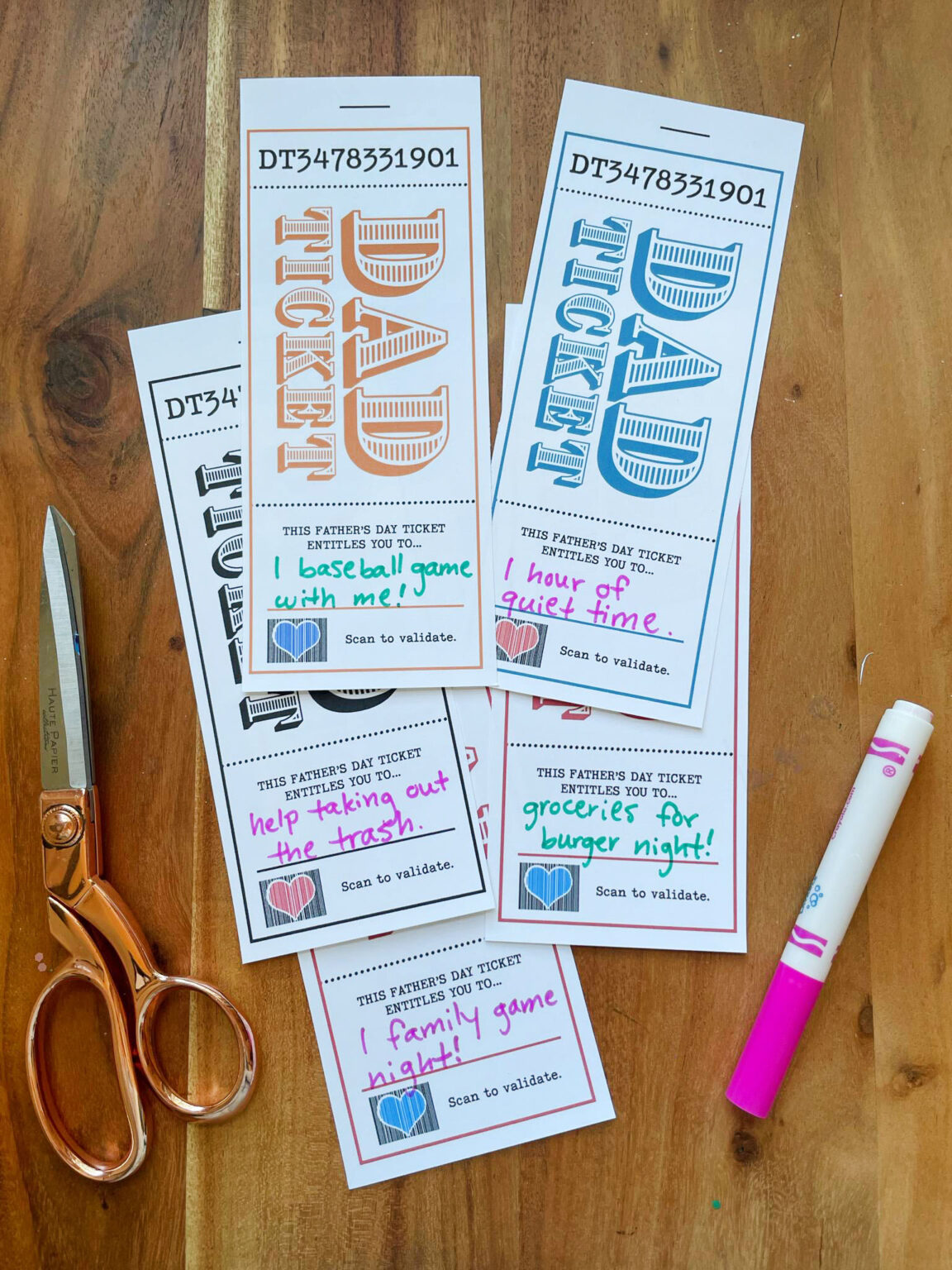 Free Printable Father's Day Coupons! ⋆ The Hollydog Blog
