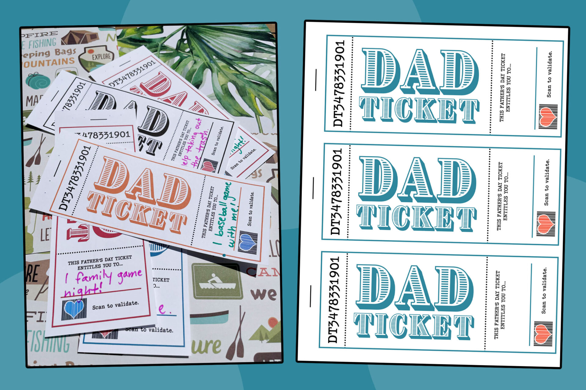Free Printable Father's Day Coupons! ⋆ The Hollydog Blog