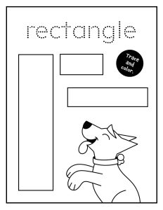 Free Rectangle Worksheets for Preschool (Easy Printable Shape ...