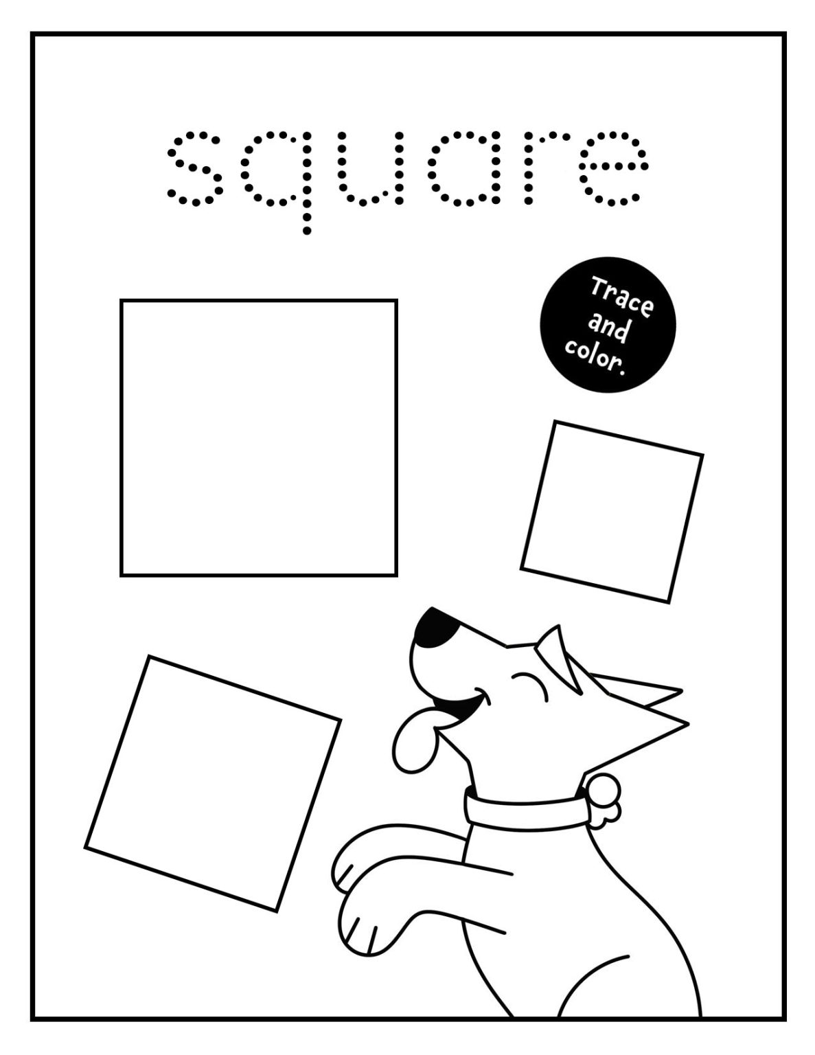 Free Square Worksheets for Preschool (Easy Printable Shape Activities ...