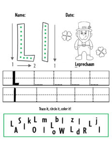 Free St. Patrick's Day Activities and Worksheets for Preschool! ⋆ The ...